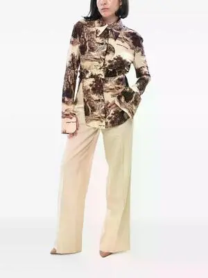 Off-White Curtain Pattern-print Shirt - Neutrals