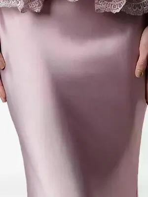GEMY MAALOUF Satin Floor-length Mermaid Skirt