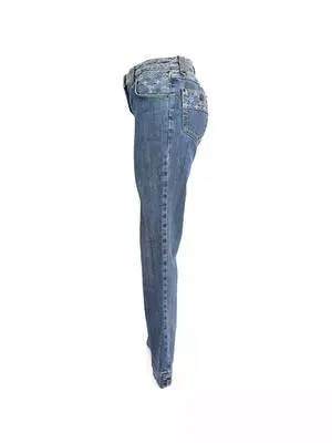 LOUIS VUITTON Monogram Straight-leg Jeans