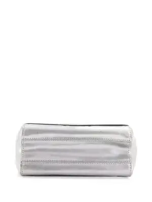 LOUIS VUITTON Twist Handbag Limited Edition Embossed Epi Space Leather Pm - Silver