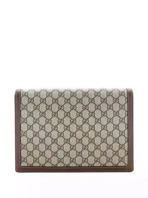 Gucci Ophidia Gg Coated Canvas Clutch Bag