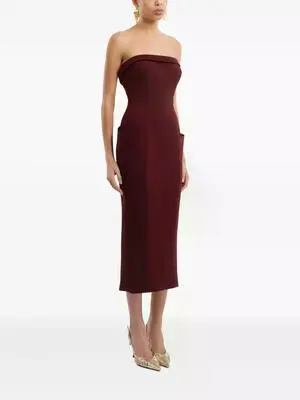 GEMY MAALOUF Strapless Dress With Pocket Detail