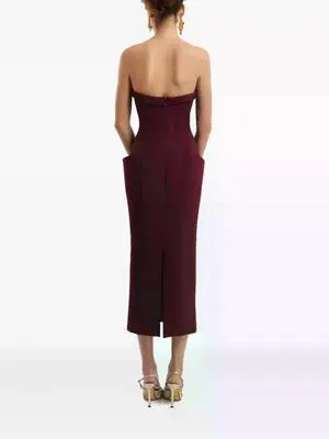 GEMY MAALOUF Strapless Dress With Pocket Detail