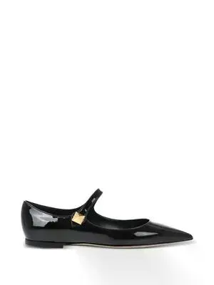 Valentino Garavani One Stud Pointed-toe Ballet Flats