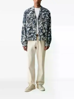 Scotch & Soda Jacquard Patterned Button-up Jacket
