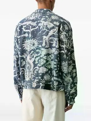 Scotch & Soda Jacquard Patterned Button-up Jacket