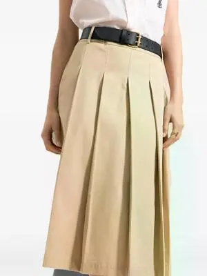 DMN PARIS Jupe Sienna Pleated Midi Skirt