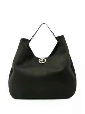 Liu Jo Logo-plaque Studded Tote Bag - Green
