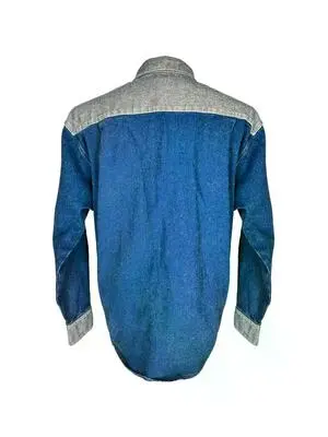 Marni Two-tone Denim Shirt