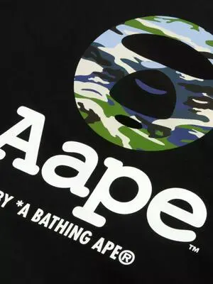 AAPE BY *A BATHING APE Camo Logo T-shirt
