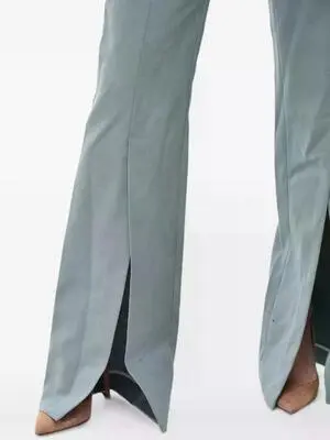 Off-White Ankle-split Wide-leg Trousers
