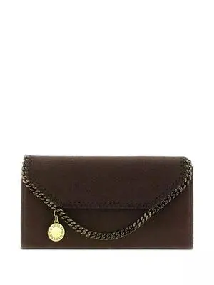 Stella McCartney Continental Falabella Wallet-on-chain - Brown