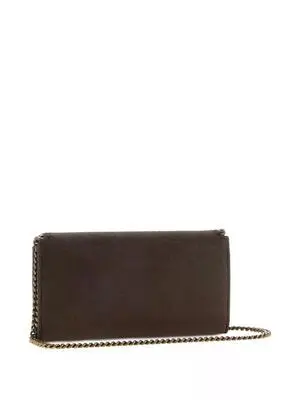 Stella McCartney Continental Falabella Wallet-on-chain - Brown