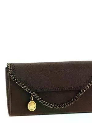 Stella McCartney Continental Falabella Wallet-on-chain - Brown