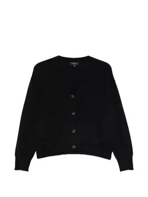 Soeur V-neck Button-fastening Cardigan - Black