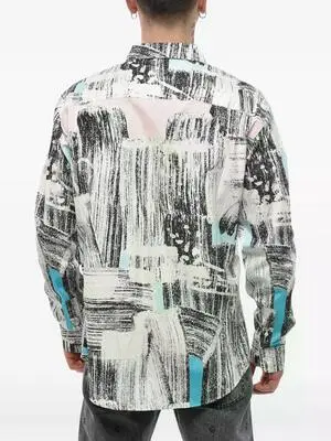 Off-White Abstract-pattern Long-sleeve Shirt
