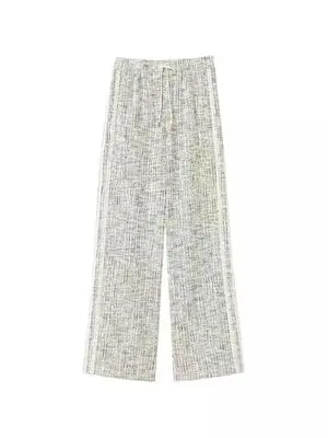 TWINSET Tweed-effect Drawstring Trousers