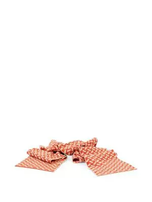 DRUMOHR Biscottino Geometric-pattern Scarf