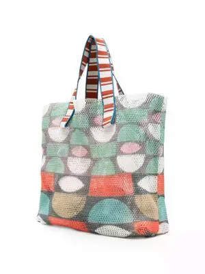 ÉPICE Geometric-print Tote Bag