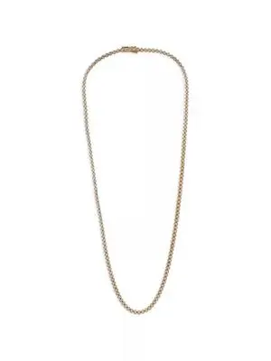 WITH LOVE Lab-grown Diamond Bezel Tennis Necklace - Gold