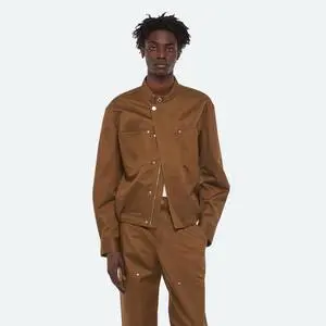 Helmut Lang Moto Trucker Jacket - Fawn