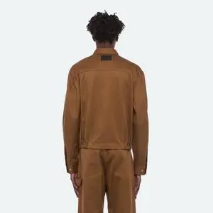 Helmut Lang Moto Trucker Jacket - Fawn