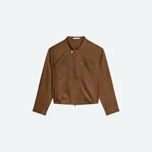 Helmut Lang Moto Trucker Jacket - Fawn