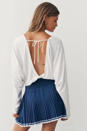 Beach Riot Analie Pleated Skirt