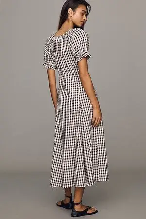 Maeve Puff Sleeve Midi Dress