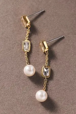 Nadri Bianca Lear Earrgs - Gold