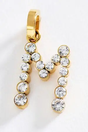Anthropologie Bezel Pvé Crystl Itil Chrm M