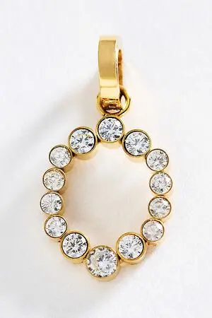 Anthropologie Bezel Pvé Crystl Itil Chrm O