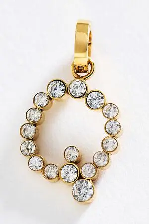 Anthropologie Bezel Pvé Crystl Itil Chrm Q