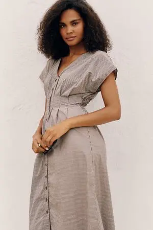 Z Supply Sanna 100% Cotton A-line Midi Dress