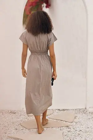 Z Supply Sanna 100% Cotton A-line Midi Dress