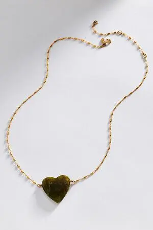 TARBAY Torón Heart Pendant Necklace - Green