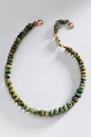 TARBAY Mawari Jasper Beaded Necklace - Green