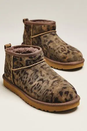 UGG Ultra Mini Spotted Boots - Chestnut