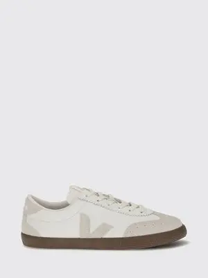 VEJA Volley Low-top Sustainable O.t. Leather Sneakers With Applied Logo - White
