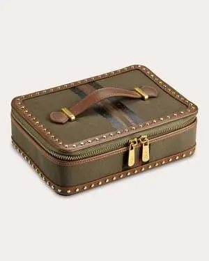 Wolf Ida Travel Zip Canvas Jewelry Case