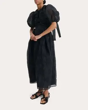 Cecilie Bahnsen Ulani Papillon Matelassé Dress