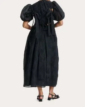 Cecilie Bahnsen Ulani Papillon Matelassé Dress