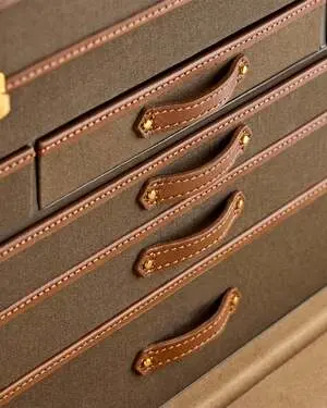 Wolf Ida Extra Large Canvas Jewelry Trunk