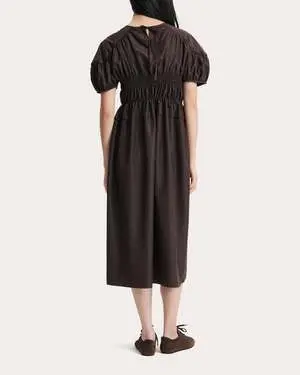 Cecilie Bahnsen Betsy Faille Midi Dress