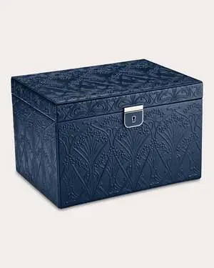 Wolf Liberty Large Embossed Jewelry Box