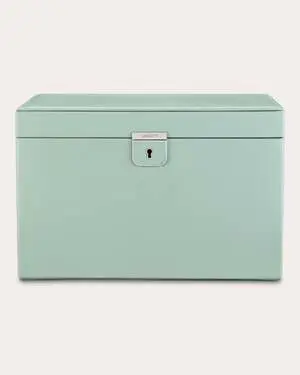 Wolf Liberty Large Jewelry Box - Blue