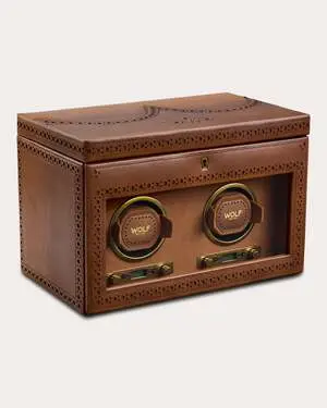Wolf Brogue Double Watch Winder