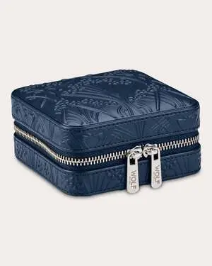 Wolf Liberty Small Travel Zip Jewelry Case