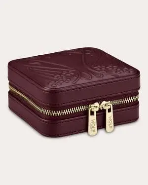 Wolf Liberty Small Travel Zip Jewelry Case