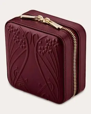 Wolf Liberty Small Travel Zip Jewelry Case